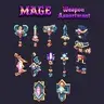 Mage Assortment Animated Weapon Set | Spigotunlocked